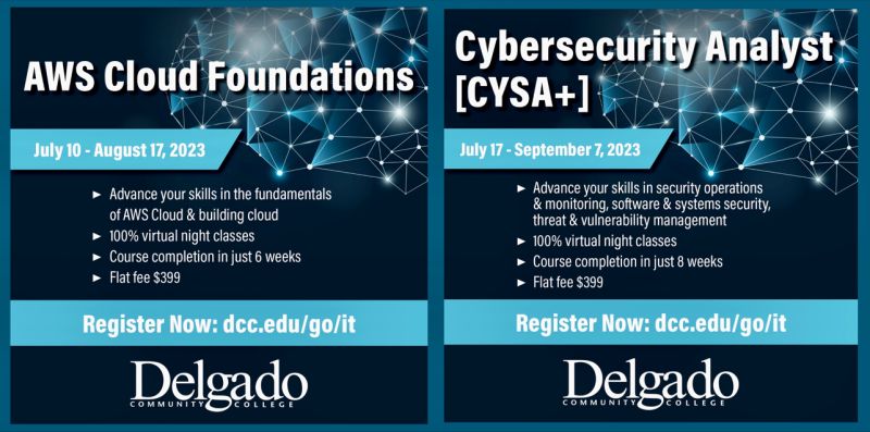 Delgado Tech Made Easy on LinkedIn: July’s Tech Certification Courses ... Delgado Tech Made Easy on LinkedIn: July’s Tech Certification Courses ...