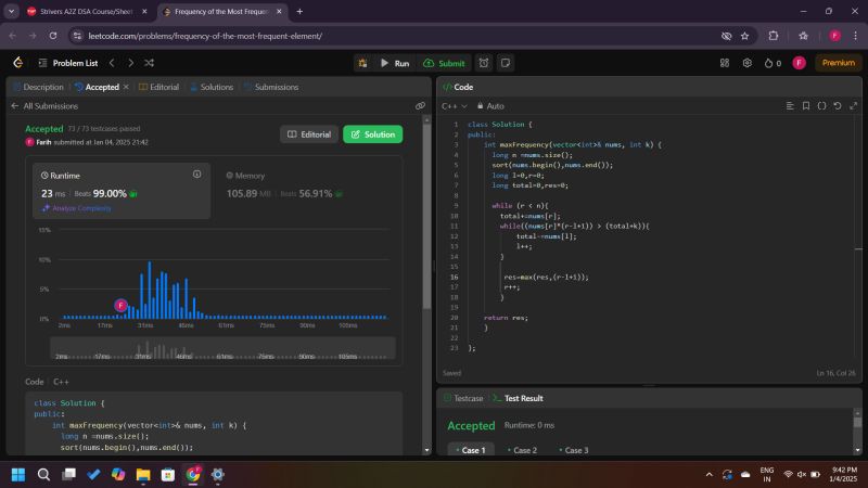 Farih M D on LinkedIn: #tufplus #dsachallenge #leetcode #slidingwindow ... Farih M D on LinkedIn: #tufplus #dsachallenge #leetcode #slidingwindow ...