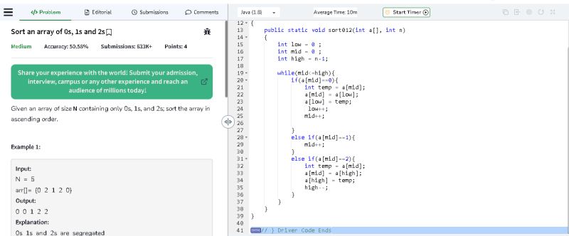 Day 62 of #100daysofcodechallenge: sorting and sorting | Mayank Prasher ... Day 62 of #100daysofcodechallenge: sorting and sorting | Mayank Prasher ...