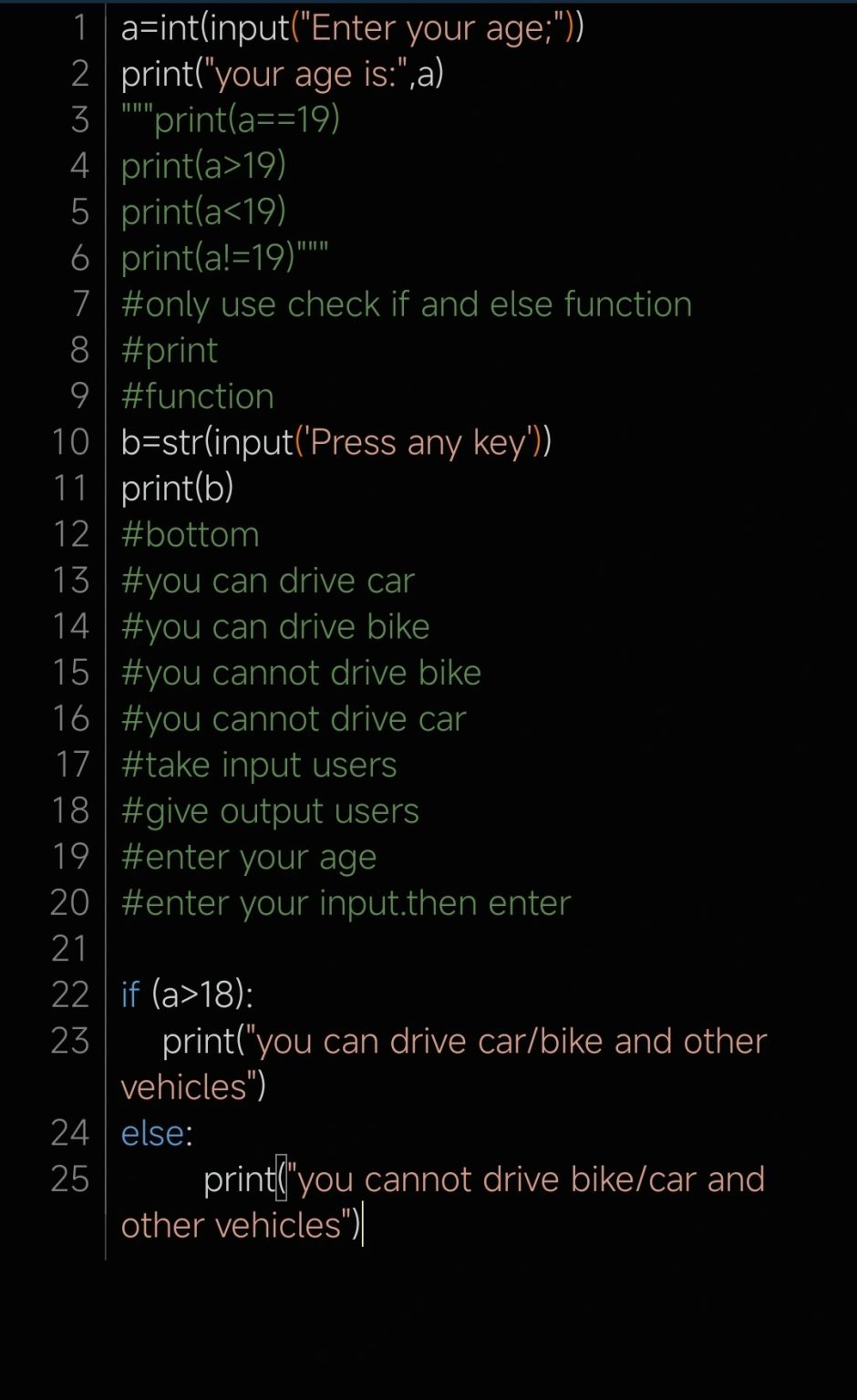 Shashwat Shukla on LinkedIn: This Is basic program of python test and ... Shashwat Shukla on LinkedIn: This Is basic program of python test and ...
