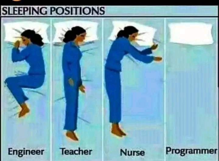 Umer Ali on LinkedIn: Sleeping position of programmer Umer Ali on LinkedIn: Sleeping position of programmer