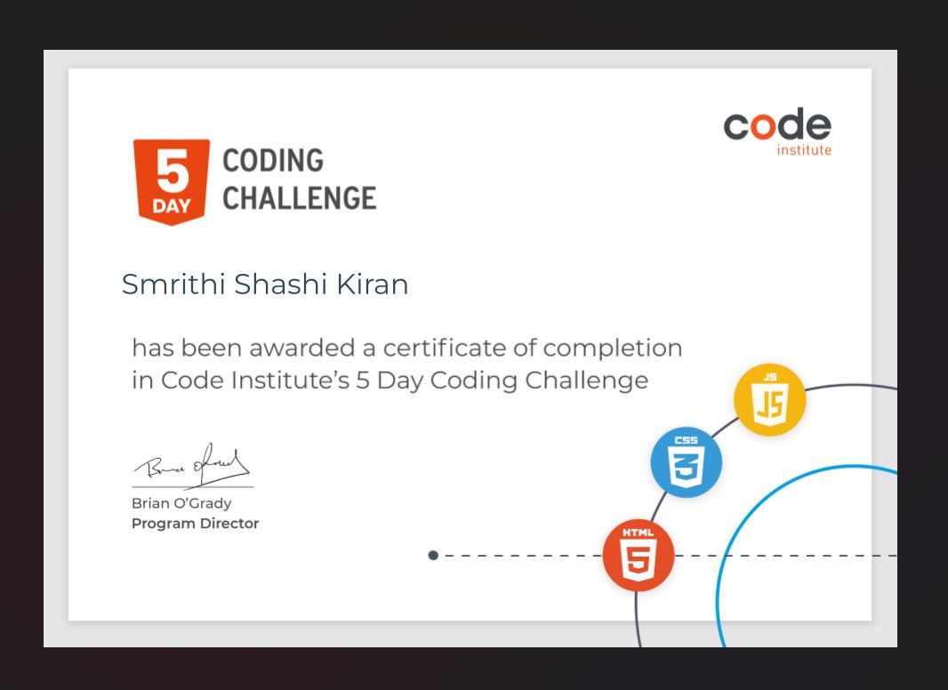 Smrithi Shashi Kiran on LinkedIn: #html #css #javascript # ... Smrithi Shashi Kiran on LinkedIn: #html #css #javascript # ...