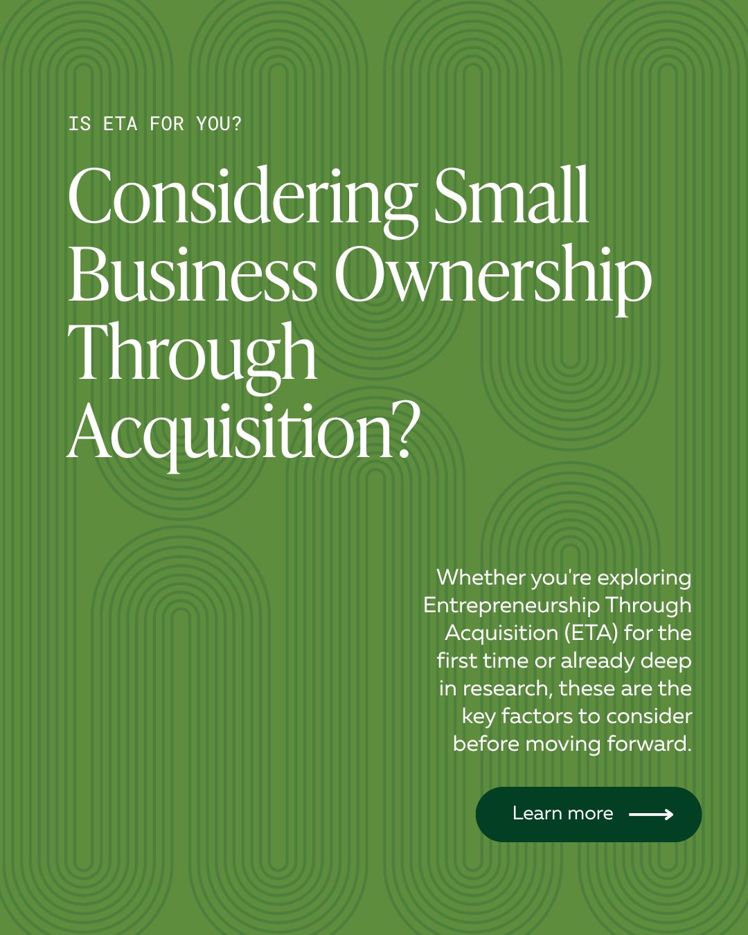 #entrepreneurship #businessacquisition #eta #smallbusinessownership ... #entrepreneurship #businessacquisition #eta #smallbusinessownership ...