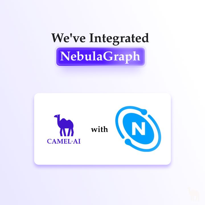 CAMEL-AI.org on LinkedIn: 📢 We’ve integrated NebulaGraph Database in ... CAMEL-AI.org on LinkedIn: 📢 We’ve integrated NebulaGraph Database in ...