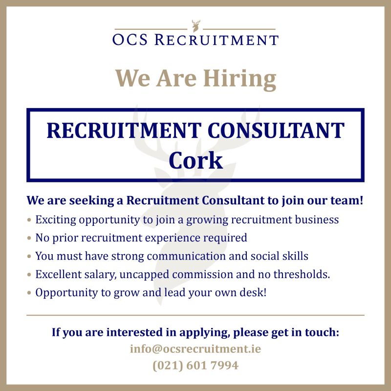 #recruitmentjobs #recruitmentconsultant #cork #corkjobs #ocsrecruitment ... #recruitmentjobs #recruitmentconsultant #cork #corkjobs #ocsrecruitment ...