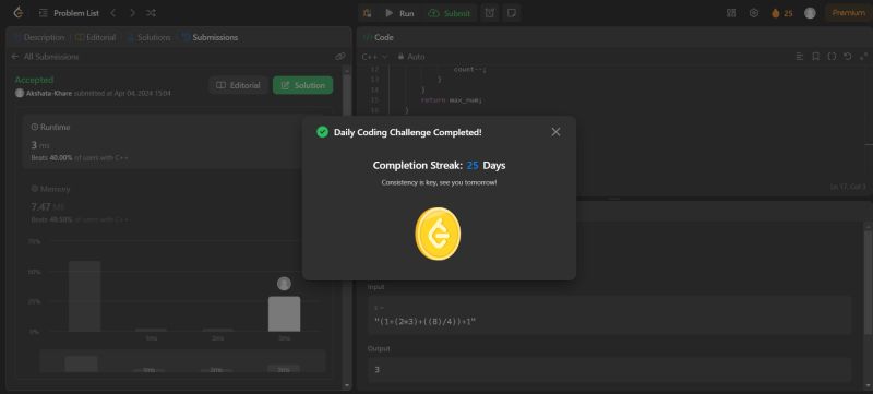 Akshata Khare on LinkedIn: #day25 #leetcode #leetcode #programming # ... Akshata Khare on LinkedIn: #day25 #leetcode #leetcode #programming # ...