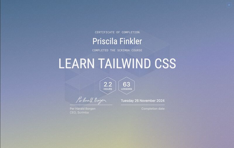 Priscila Finkler on LinkedIn: #tailwindcss #100daysofcode #webdev # ... Priscila Finkler on LinkedIn: #tailwindcss #100daysofcode #webdev # ...
