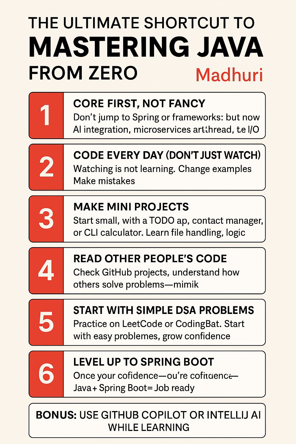 #java #programming #codingjourney #techcareer | Madhuri Patidar #java #programming #codingjourney #techcareer | Madhuri Patidar