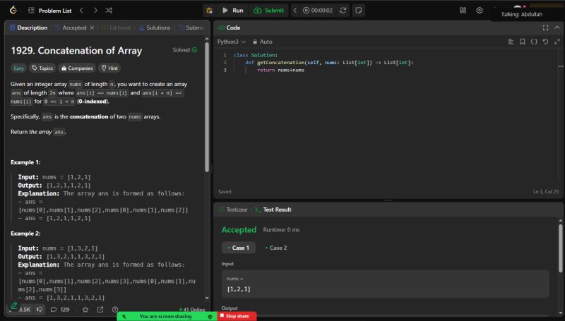 #dsa #coding #problemsolving #keeplearning #python | Abdullah Sajid #dsa #coding #problemsolving #keeplearning #python | Abdullah Sajid