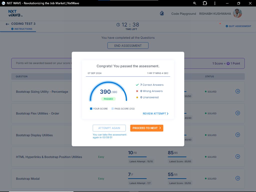 Rishabh Kushwaha on LinkedIn: #30daysofcode #ccbp #nxtwave Rishabh Kushwaha on LinkedIn: #30daysofcode #ccbp #nxtwave