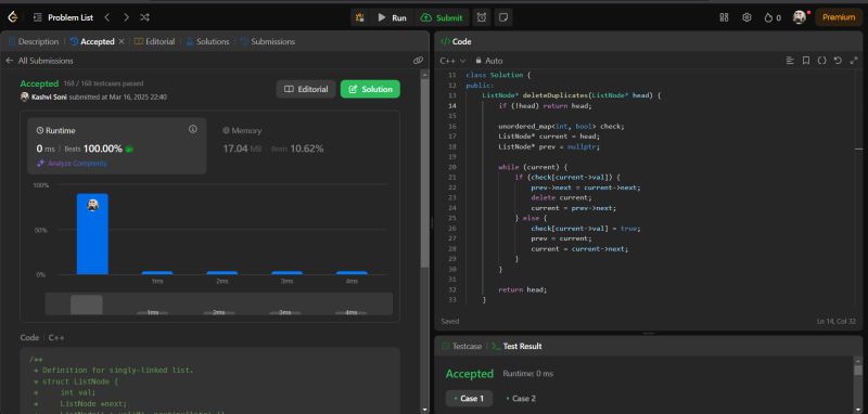 #100daysofcode #100daysofcode #leetcode #dsa #linkedlist #keepgoing ... #100daysofcode #100daysofcode #leetcode #dsa #linkedlist #keepgoing ...