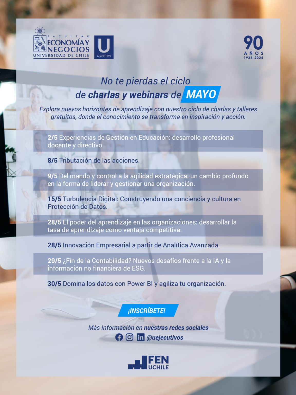 Síguenos en UEjecutivos FEN UChile para conocer todos los detalles de ... Síguenos en UEjecutivos FEN UChile para conocer todos los detalles de ...