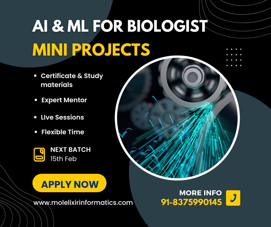 Molelixir Informatics offers AI & ML courses | Molelixir Informatics ... Molelixir Informatics offers AI & ML courses | Molelixir Informatics ...