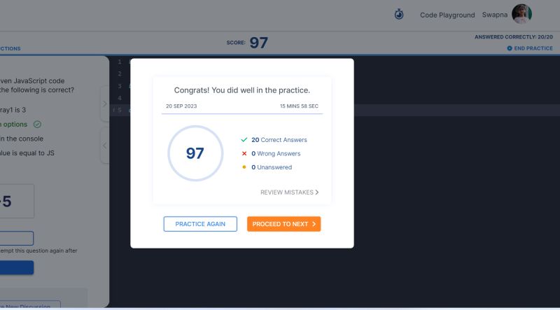 Swapna Pogula on LinkedIn: #day46 #nxtwave #javascript #100daysofcoding ... Swapna Pogula on LinkedIn: #day46 #nxtwave #javascript #100daysofcoding ...