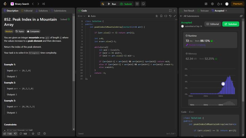 Aniruddha Joshi on LinkedIn: #cplusplus #codingchallenges #binarysearch ... Aniruddha Joshi on LinkedIn: #cplusplus #codingchallenges #binarysearch ...