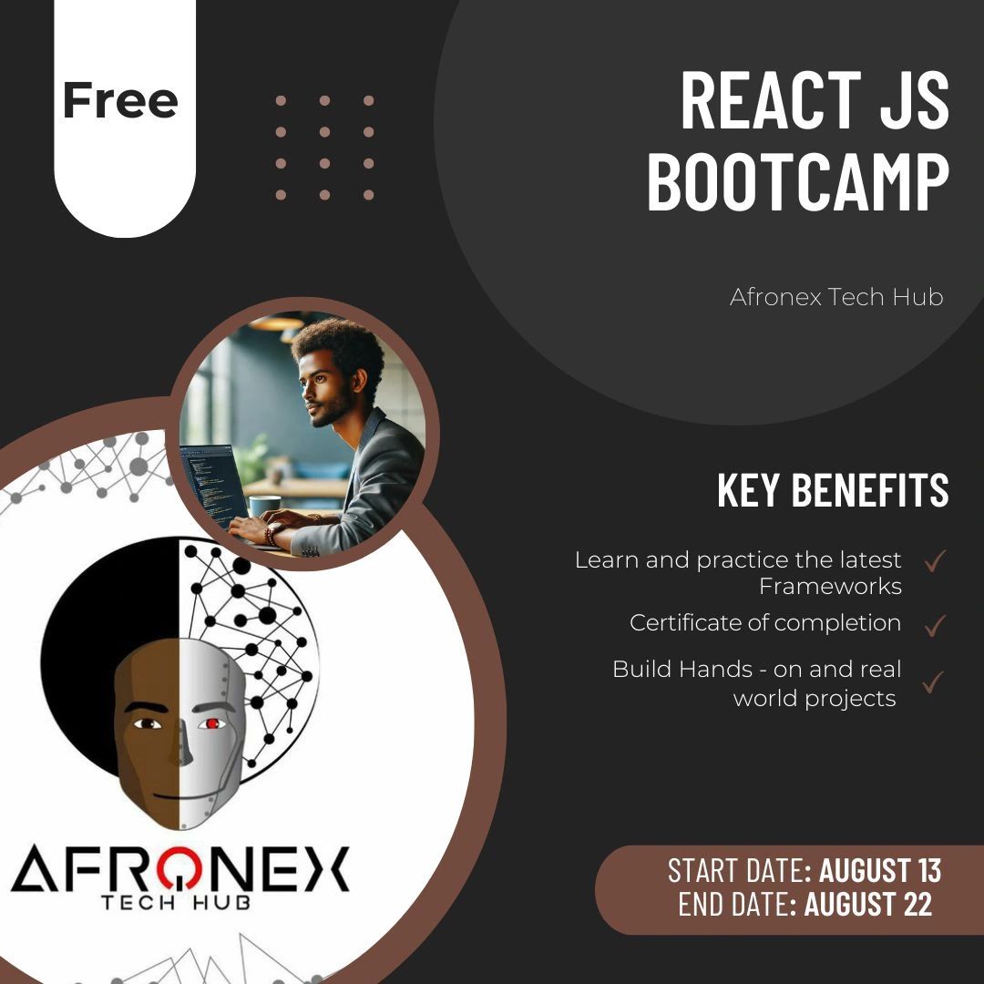 Afronex Tech Hub on LinkedIn: #reactjs #webdevelopment #codingbootcamp ... Afronex Tech Hub on LinkedIn: #reactjs #webdevelopment #codingbootcamp ...