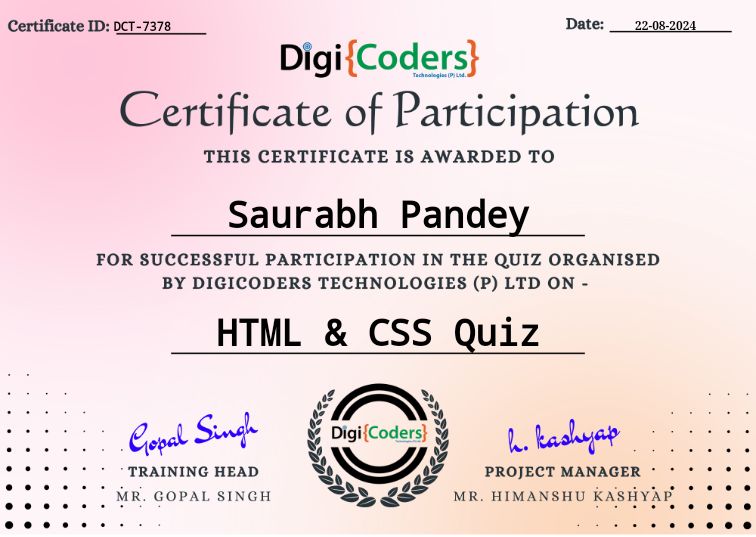 Saurabh pandey on LinkedIn: #test #quiz #html #css Saurabh pandey on LinkedIn: #test #quiz #html #css
