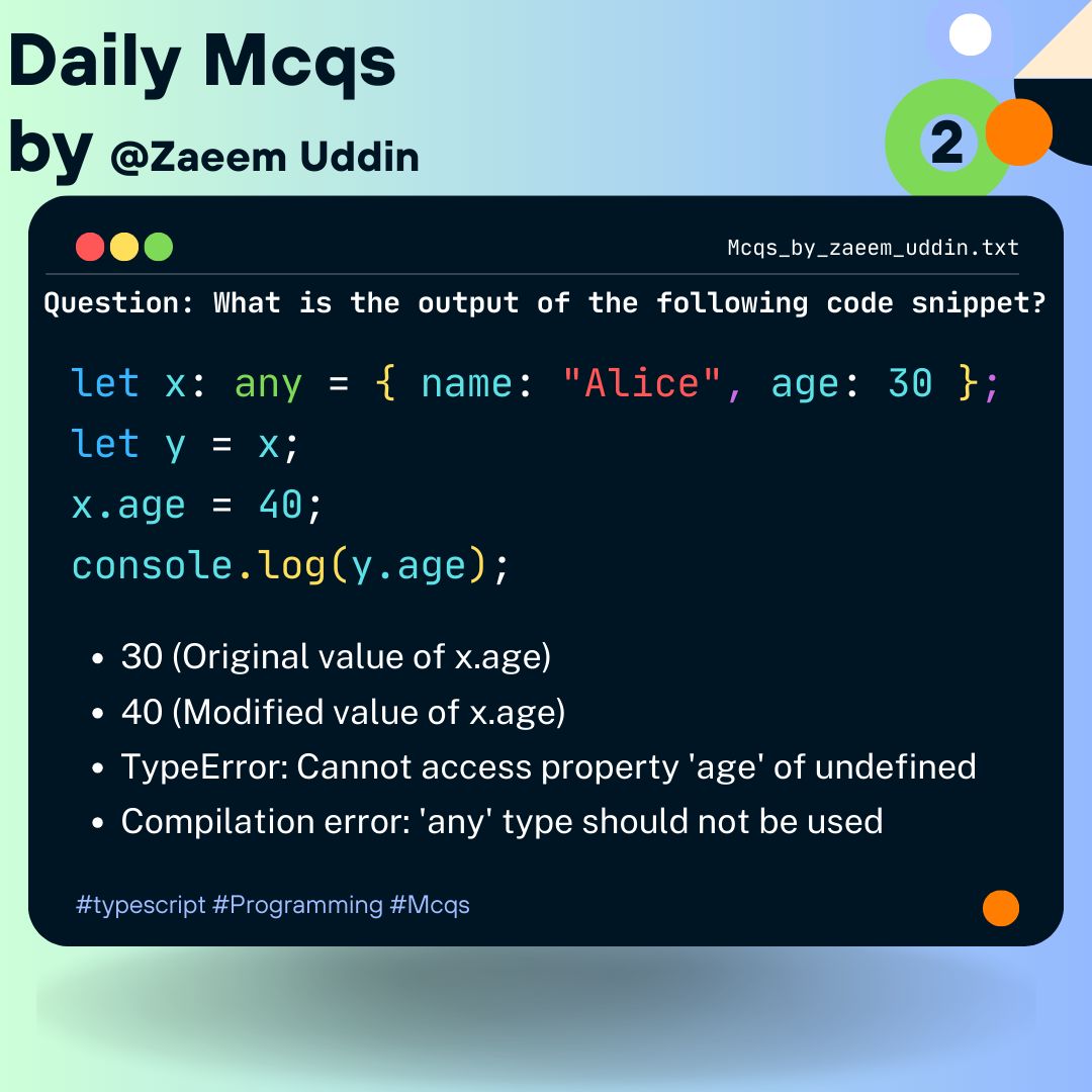 Zaeem Uddin on LinkedIn: #typescript #javascript #programming #webdev # ... Zaeem Uddin on LinkedIn: #typescript #javascript #programming #webdev # ...