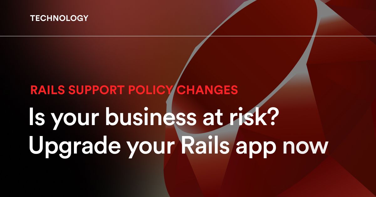 Ruby on Rails: Why you need to upgrade now | Storm Consultancy posted ... Ruby on Rails: Why you need to upgrade now | Storm Consultancy posted ...