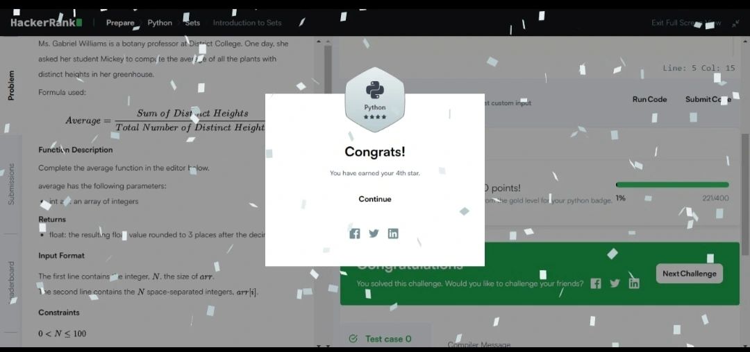#python #codingjourney #learningandgrowing #hackerrank | Gorli Laxmi #python #codingjourney #learningandgrowing #hackerrank | Gorli Laxmi