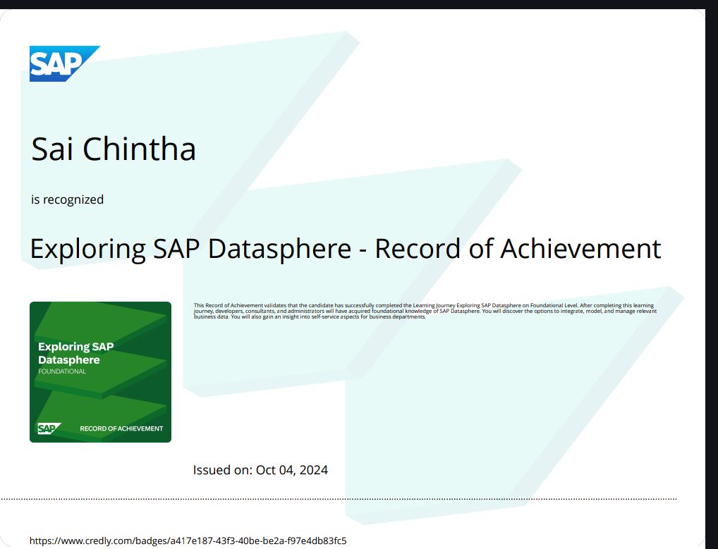 sai manikanta chintha on LinkedIn: Hello Folks I am happy to share my ... sai manikanta chintha on LinkedIn: Hello Folks I am happy to share my ...