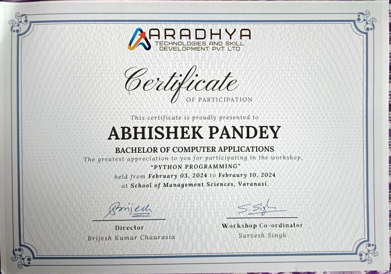 Abhishek Pandey on LinkedIn: python programming Abhishek Pandey on LinkedIn: python programming