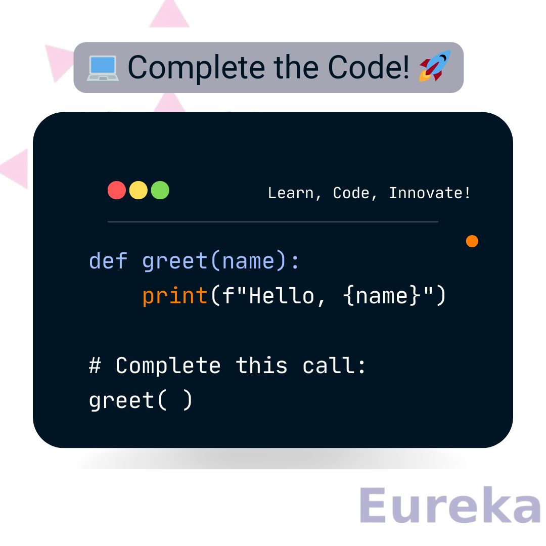 Eureka Tech Academy on LinkedIn: #codingchallenge #techacademy Eureka Tech Academy on LinkedIn: #codingchallenge #techacademy