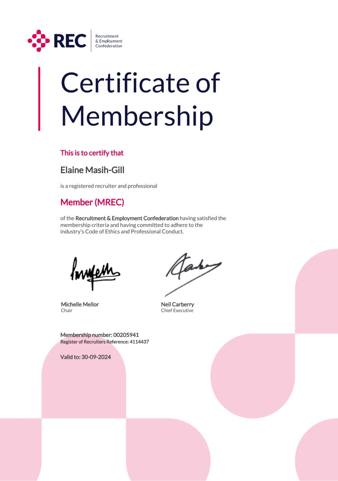 Elaine Masih-Gill MREC on LinkedIn: I am happy to say I got awarded my ... Elaine Masih-Gill MREC on LinkedIn: I am happy to say I got awarded my ...