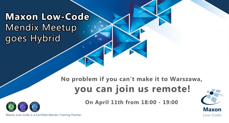 Bartosz Hetmanski na LinkedIn: #lowcode #mendix #polishmendixcommunity ... Bartosz Hetmanski na LinkedIn: #lowcode #mendix #polishmendixcommunity ...