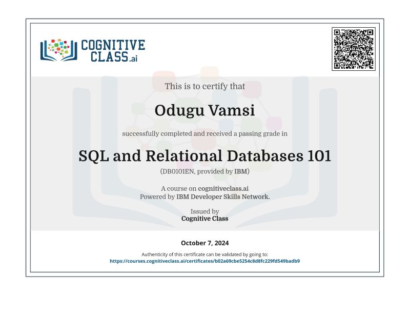 Odugu Vamsi on LinkedIn: #sql #relationaldatabases #databasemanagement ... Odugu Vamsi on LinkedIn: #sql #relationaldatabases #databasemanagement ...