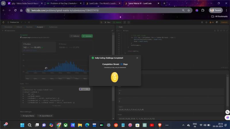 Completed #day49 of #365daysofcode on Leetcode | Prakash Singh posted ... Completed #day49 of #365daysofcode on Leetcode | Prakash Singh posted ...