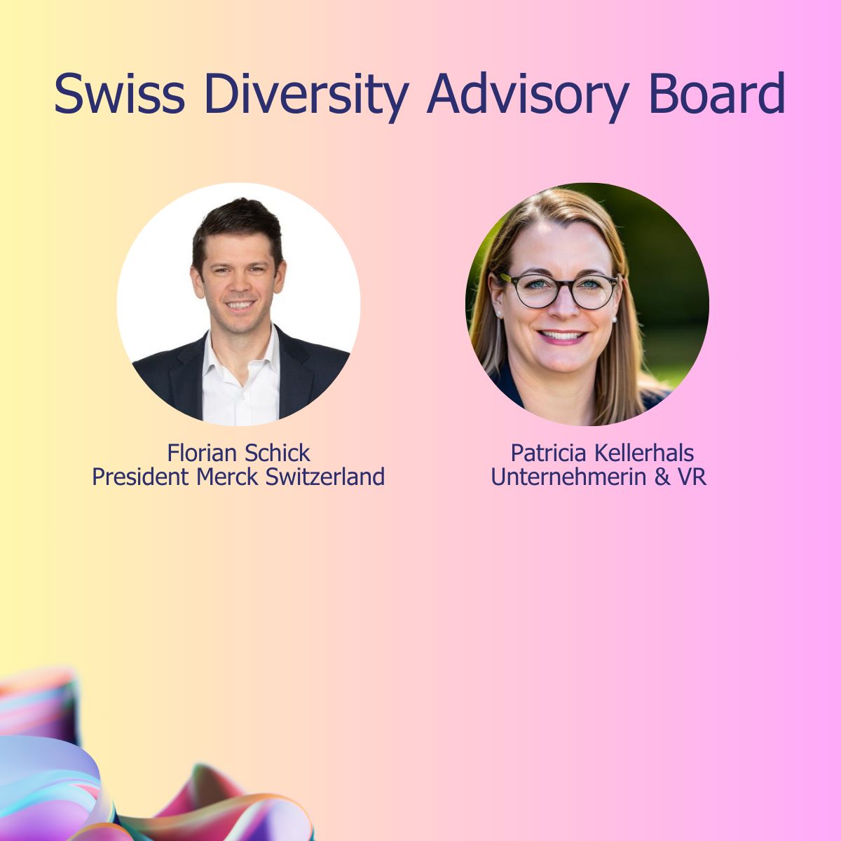 Schön dass wir mit Florian Schick und Patricia C. Kellerhals weitere ... Schön dass wir mit Florian Schick und Patricia C. Kellerhals weitere ...