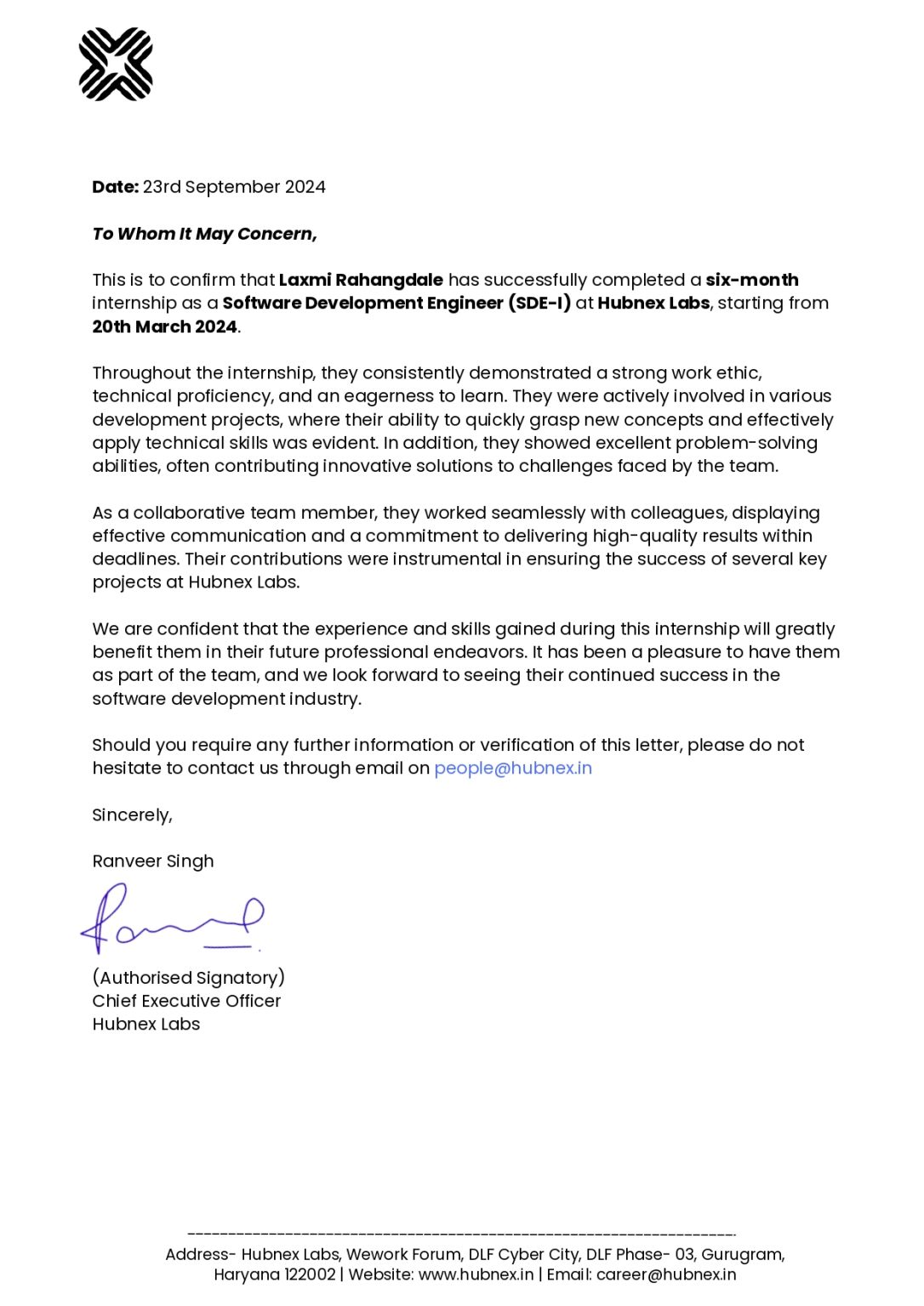 Laxmi Rahangdale on LinkedIn: #internship #completion #certificate Laxmi Rahangdale on LinkedIn: #internship #completion #certificate