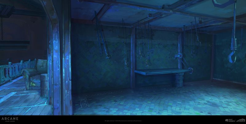 Some additional Matte paintings from Arcane season 1. Torture room ... Some additional Matte paintings from Arcane season 1. Torture room ...