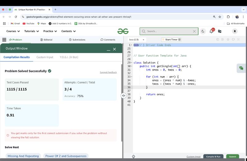 #bitmanipulation #algorithms #problemsolving #datastructures #coding # ... #bitmanipulation #algorithms #problemsolving #datastructures #coding # ...