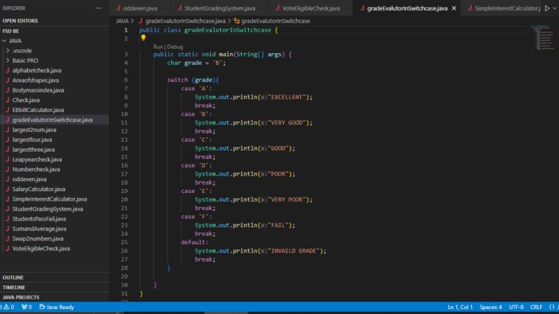 Shahin Banu N on LinkedIn: #java #programming #credosystemz # ... Shahin Banu N on LinkedIn: #java #programming #credosystemz # ...