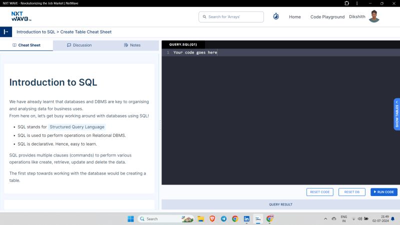 Dikshith Regula on LinkedIn: #day55 #ccbp #nxtwave #coding #programming ... Dikshith Regula on LinkedIn: #day55 #ccbp #nxtwave #coding #programming ...