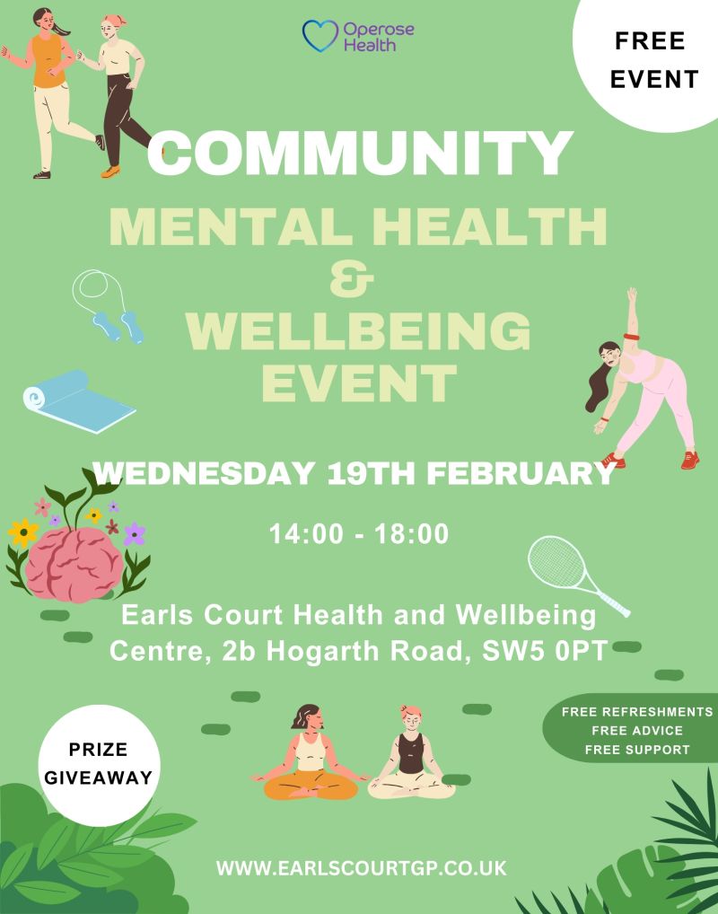 💜🧠💠Our team held a Mental Health and Wellbeing Event at Earls Court ... 💜🧠💠Our team held a Mental Health and Wellbeing Event at Earls Court ...