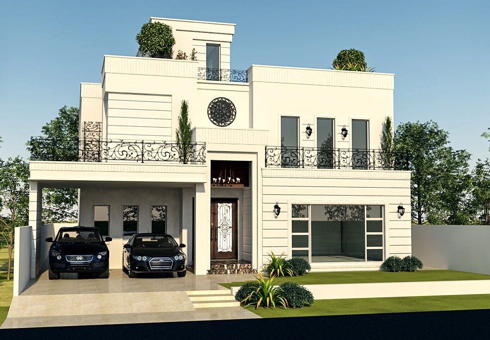 1 kanal House DHA Phase 6 Design , Render , Execution | Hammad Iftikhar 1 kanal House DHA Phase 6 Design , Render , Execution | Hammad Iftikhar