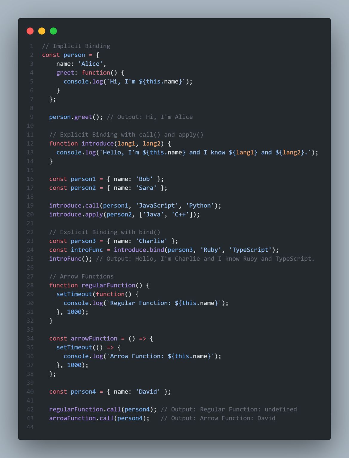 Desmond Nzubechukwu on LinkedIn: Function Binding in JavaScript ... Desmond Nzubechukwu on LinkedIn: Function Binding in JavaScript ...