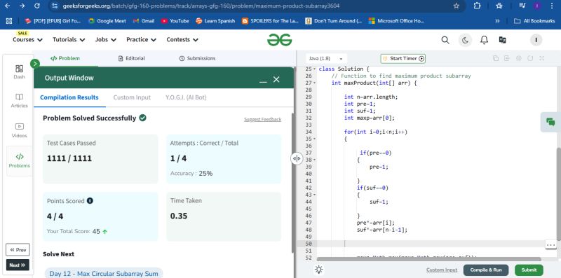 Ishwari Shekade on LinkedIn: #gfg160 #gfg160challenge #algorithms # ... Ishwari Shekade on LinkedIn: #gfg160 #gfg160challenge #algorithms # ...
