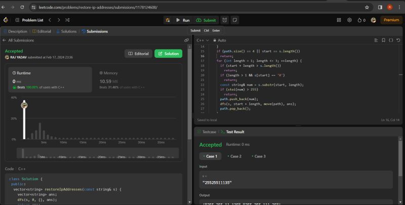 RAJ YADAV on LinkedIn: #100daysofcode #leetcode #leetcodechallenge RAJ YADAV on LinkedIn: #100daysofcode #leetcode #leetcodechallenge