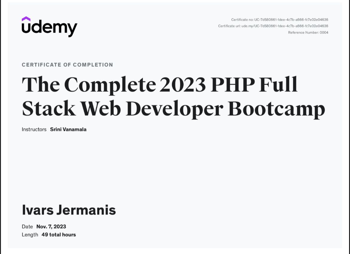 Ivars Jermanis on LinkedIn: I’m happy to share that I’ve obtained a new ... Ivars Jermanis on LinkedIn: I’m happy to share that I’ve obtained a new ...