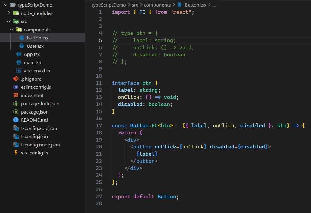 🚀 Leveling up my TypeScript skills! Just built a reusable button ... 🚀 Leveling up my TypeScript skills! Just built a reusable button ...
