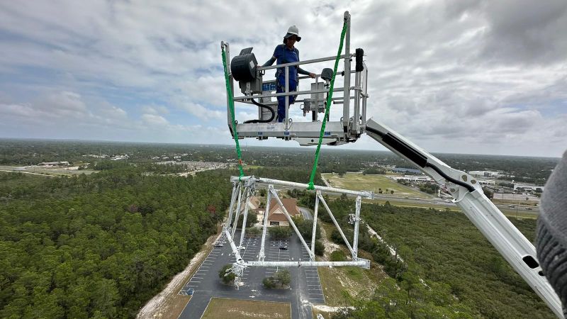 #antennas #florida #cranes #celltower #upgrade #platform #boom #tower ... #antennas #florida #cranes #celltower #upgrade #platform #boom #tower ...