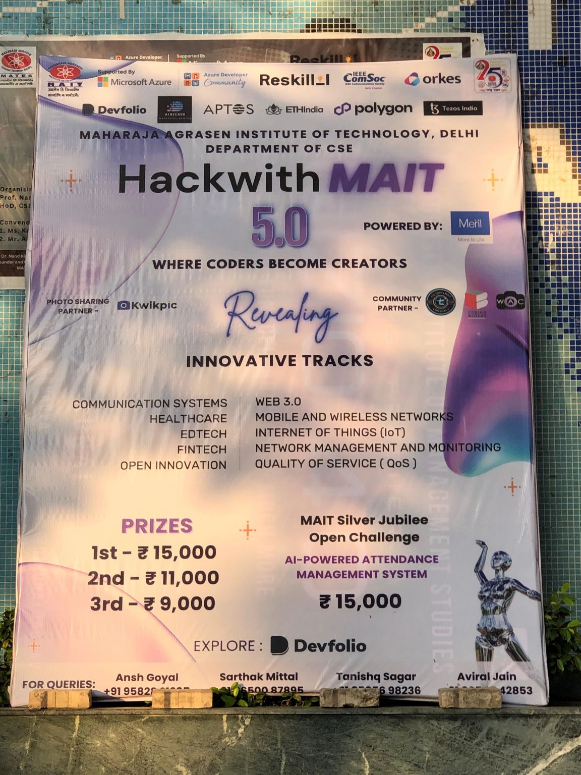 Krish Chandra on LinkedIn: #hackathon #hackwithmait #scriptsquad # ... Krish Chandra on LinkedIn: #hackathon #hackwithmait #scriptsquad # ...