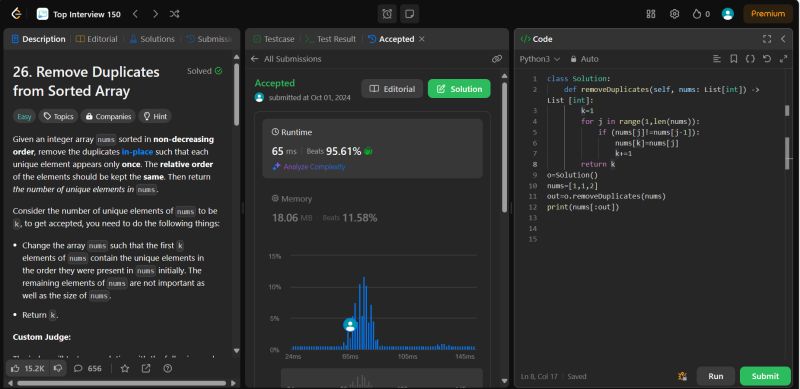 Kishore V on LinkedIn: Day 12 of 100 days leetcode challenge Problem ... Kishore V on LinkedIn: Day 12 of 100 days leetcode challenge Problem ...