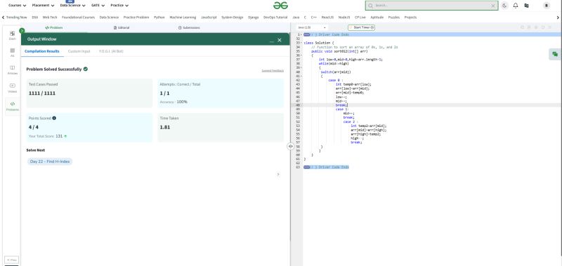 #gfg160 #dsa #sorting #arrays #strings #gfgstreet2025 #codingjourney ... #gfg160 #dsa #sorting #arrays #strings #gfgstreet2025 #codingjourney ...