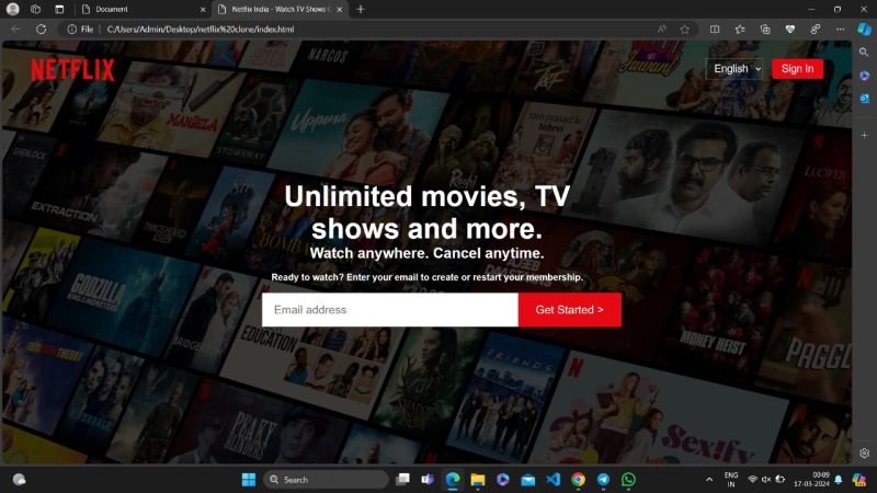 #bharatintern #netflix #webdevelopment | DEVASISH POLAI #bharatintern #netflix #webdevelopment | DEVASISH POLAI