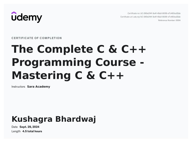 Kushagra Bhardwaj on LinkedIn: #cprogramming #cplusplus #programming # ... Kushagra Bhardwaj on LinkedIn: #cprogramming #cplusplus #programming # ...